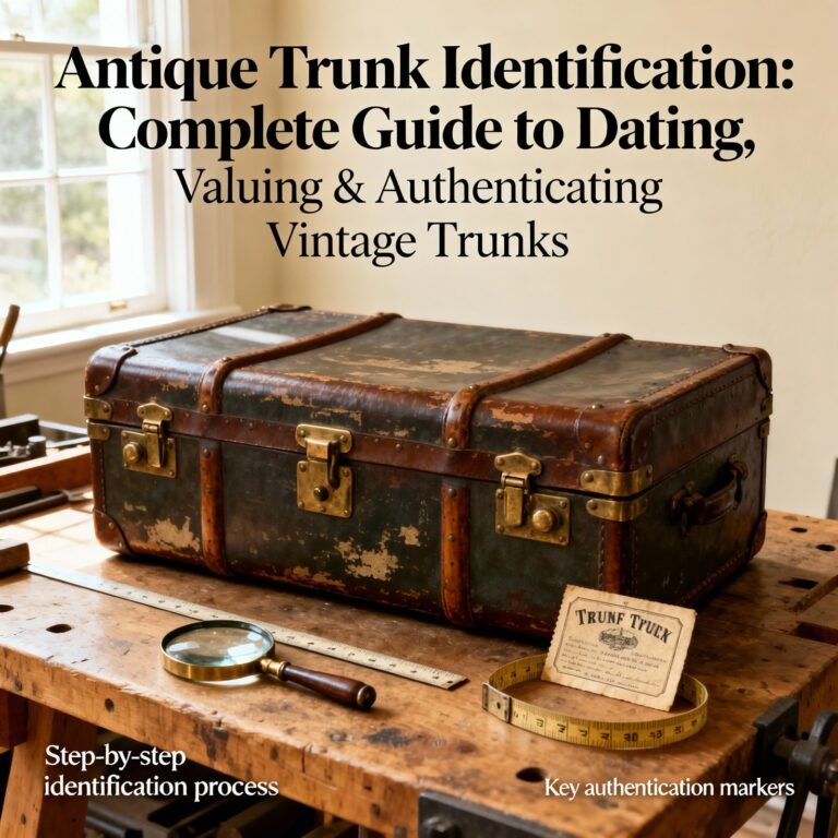 Antique Trunk Identification: Complete Guide to Dating, Valuing ...